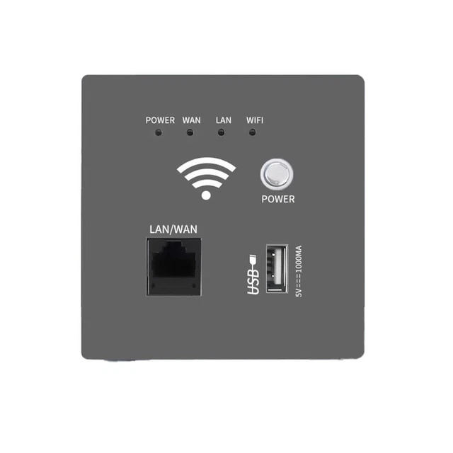 ROUTEUR WIFI 300 Mbps 2,4 GHz Prise WiFi Sans Fil Relais RJ45 Panneau ...