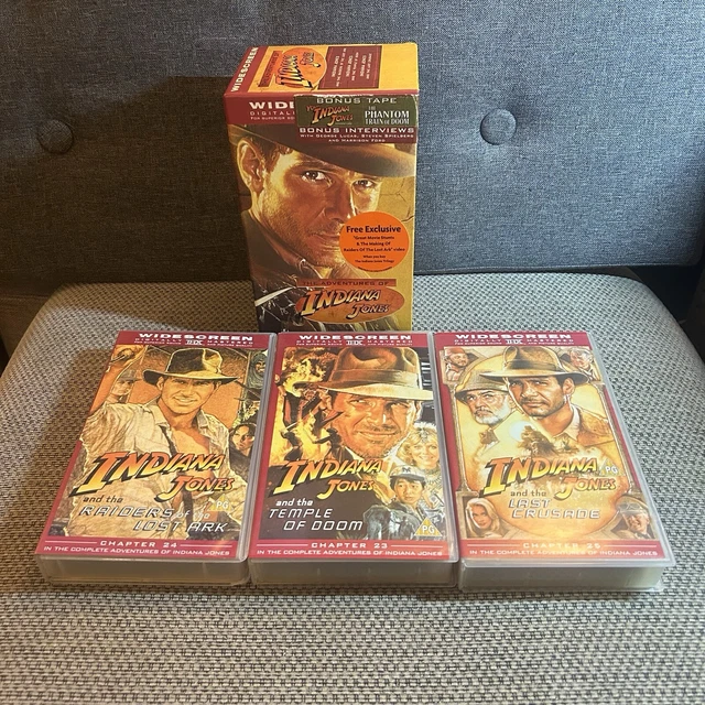 INDIANA JONES TRILOGY Of Movies VHS Box Set 2000. One Unopened VHS. £9. ...