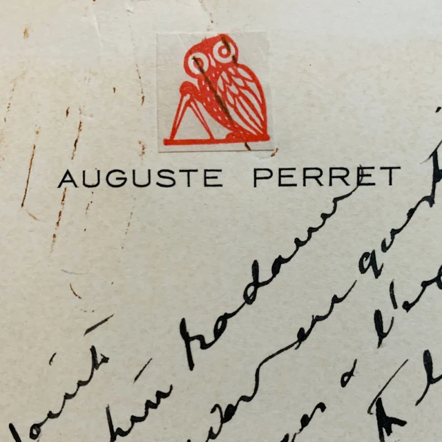 RARE CARTE AUTOGRAPHE de l'architecte Auguste Perret EUR 420,00 - PicClick FR