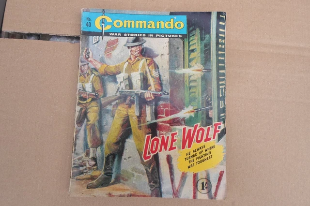 RARE COMMANDO COMIC Lone Wolf No 40 EUR 29,24 - PicClick IT