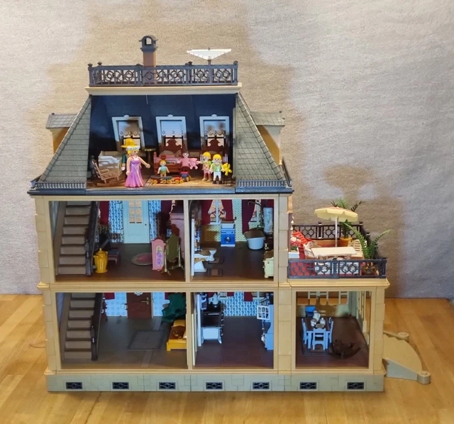 PLAYMOBIL 70890 NOSTALGISCHES großes Puppenhaus EUR 180,00 - PicClick DE