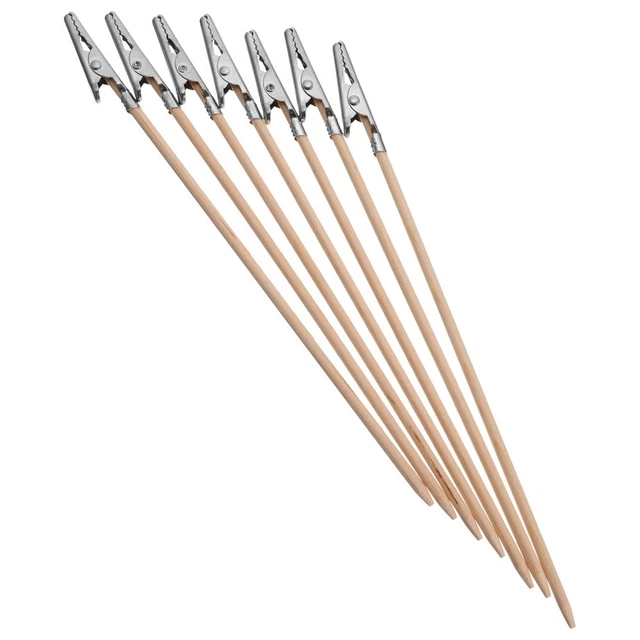 100 PCS 17CM Bamboo Stick DIY Clip Set Clips Clamps for DIY $28.99 ...