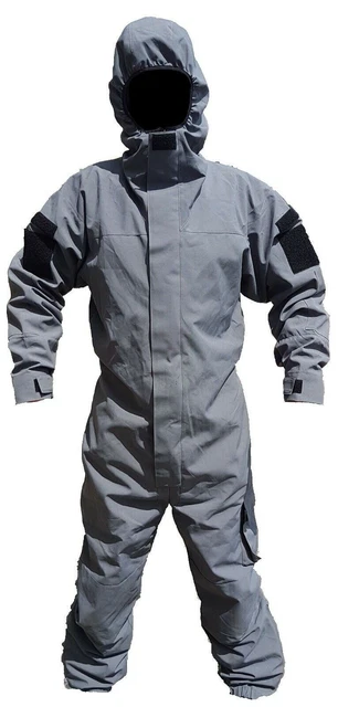 GREY REMPLOY SWIFT Responder 3 Waterproof CBRN Training Coverall Army ...