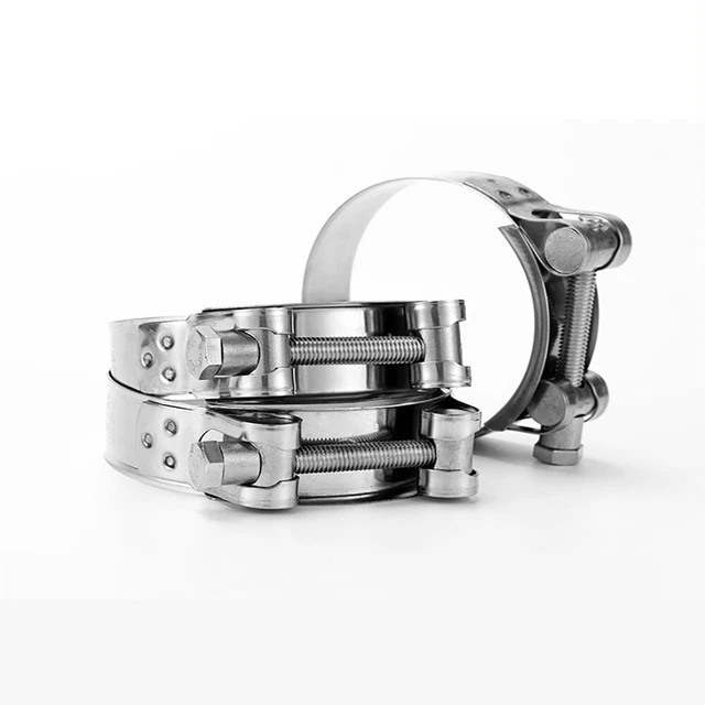 SUPER CLAMPS HEAVY Duty Exhaust Clamp 201 Stainless Steel strong hose ...