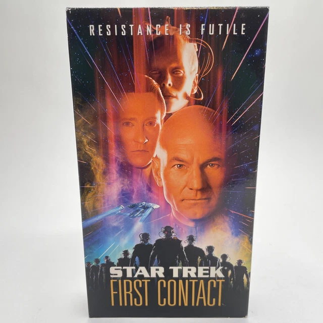STAR TREK: FIRST Contact VHS 1997 Patrick Stewart £8.83 - PicClick UK