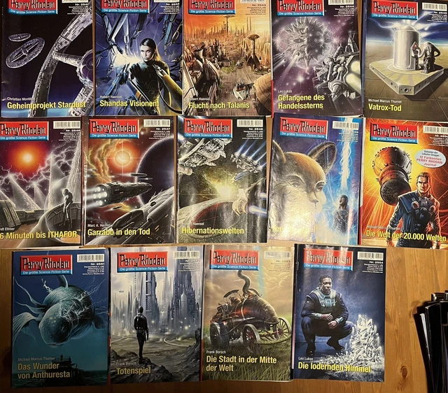 14 PERRY RHODAN Roman Heft Science Fiction Serie Erstauflage 2541 -2554 ...