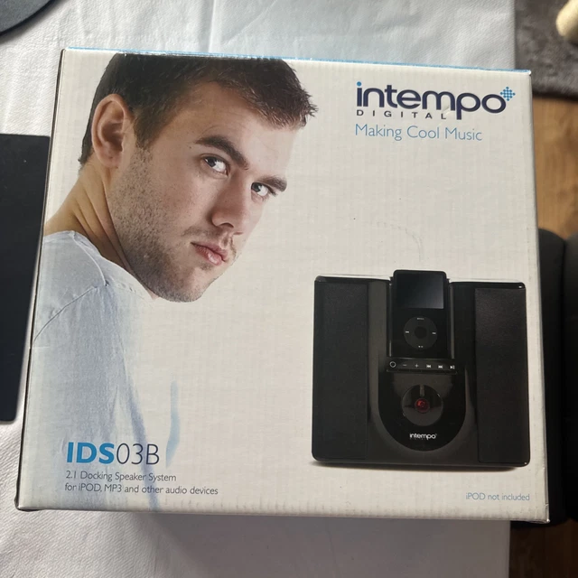 INTEMPO IDS 03B VINTAGE DIGITAL DOCKING SPEAKER SYSTEM FOR iPOD,MP3 ...