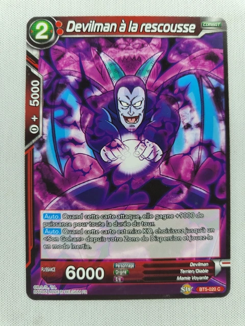 CARTE BT5-020 C Miraculous Revival Dragon Ball Super Card Game VF JCC ...