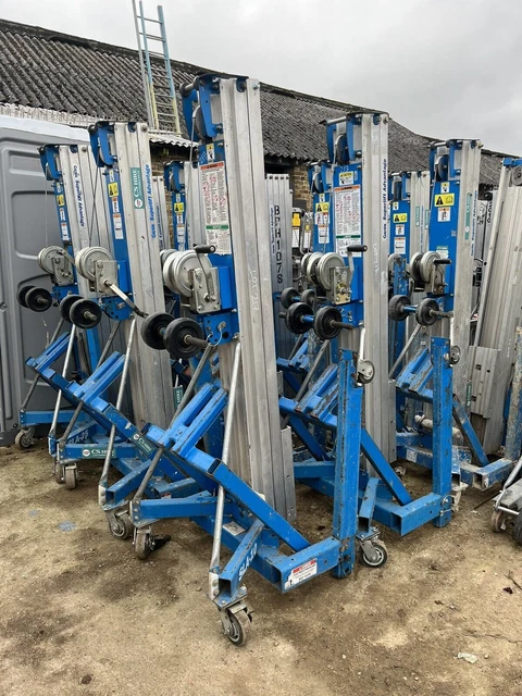 450KG SWL GENIE SL10 Material Lift Access Hoist Lifting Forklift RSJ ...