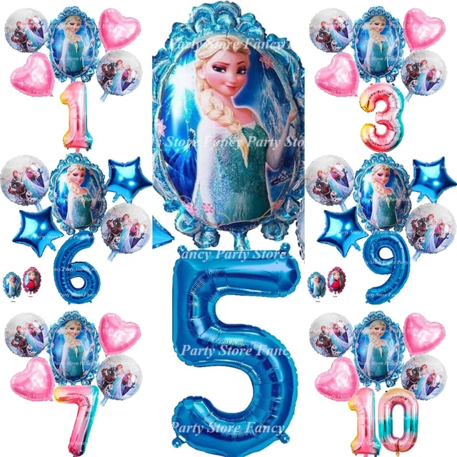 FROZEN BALLOONS ELSA Birthday Balloons Disney Party Princesses Birthday ...