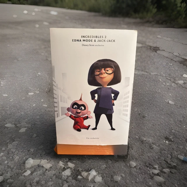 DISNEY PIXAR LIMITED Edition Incredibles 2 Designer Doll Edna Mode Jack ...