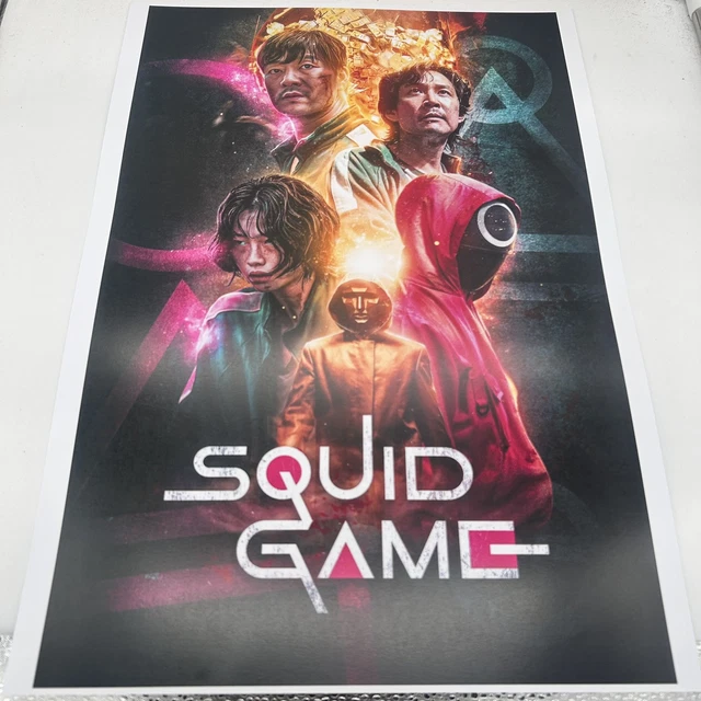 SQUID GAME SERIE Tv Netflix Poster 45X32Cm Locandina EUR 9,99 - PicClick IT