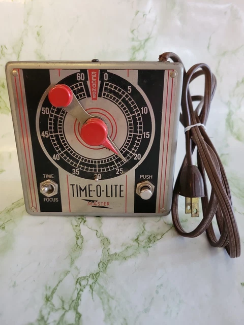TIME-O-LITE MASTER MODEL M-49 Art Deco Vintage Timer $20.00 - PicClick