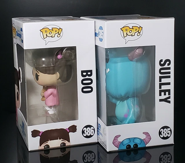 LOTTO FUNKO POP! Disney Monsters, Inc. Boo #386 & Sulley #385 *nuovo di ...