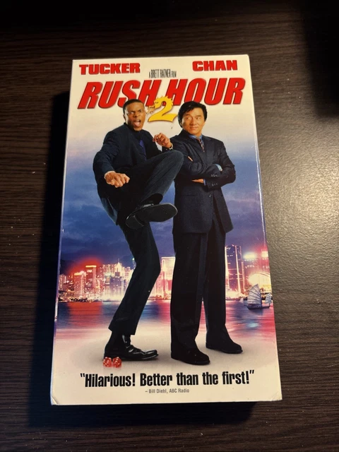 RUSH HOUR 2 (2001) VHS - Chris Tucker, Jackie Chan - Martial Arts ...