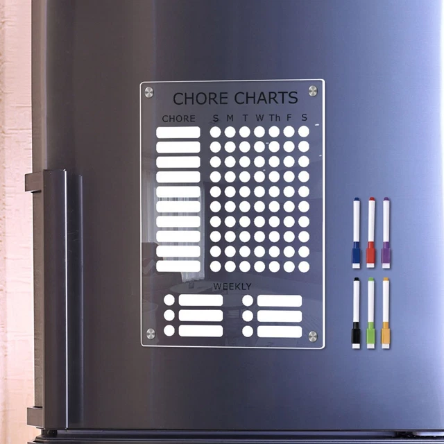 CALENDRIER MAGN TIQUE TRANSPARENT et tableau de m moire pour r frig rateur a EUR 17,15 - PicClick FR