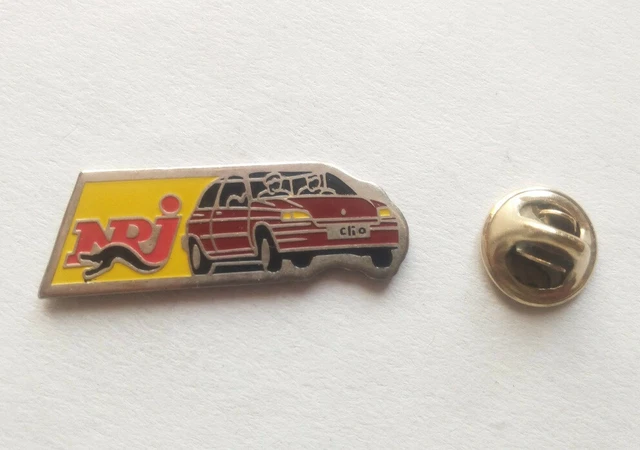 PIN'S RENAULT CLIO NRJ Radio Voiture Rouge Red Car Pins Pin Badge EUR 3 ...