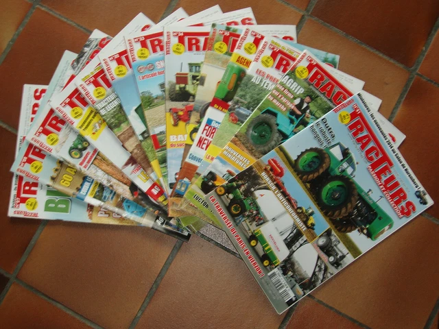 LOT MAGAZINE "TRACTEUR PASSION ET COLLECTION DU 27 AU 41sauf 40 EUR 15 ...