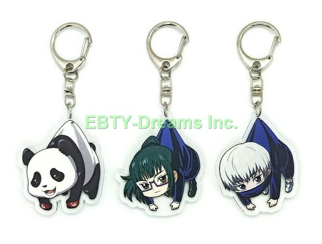 SET OF 3 Jujutsu Kaisen Acrylic Keychain Toge Inumaki, Maki Zenin ...