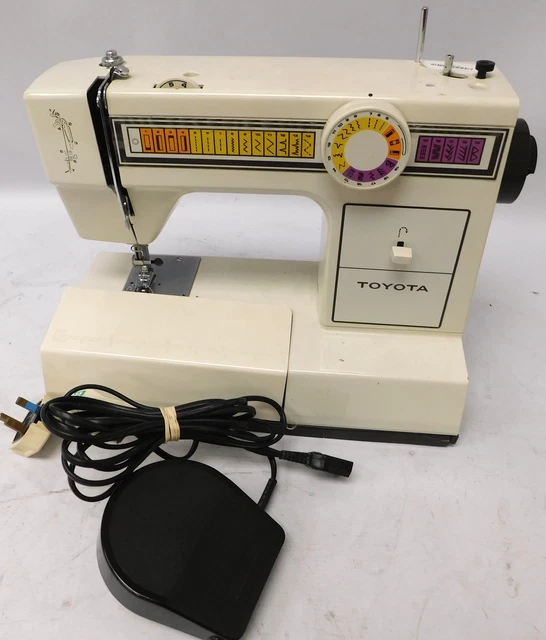 TOYOTA 2640 EC1 Series Electronic Sewing Machine with Foot Pedal - A27 £19.50 - PicClick UK
