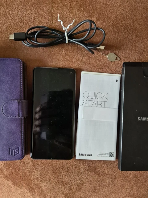 SAMSUNG GALAXY S10 SM-G973F /DS - 128GB - Prism Black O2 (Dual SIM) £80 ...