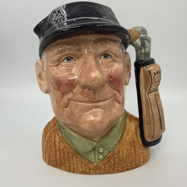 ROYAL DOULTON GOLFER Large Character Toby Jug D6623 7" £35.00 - PicClick UK