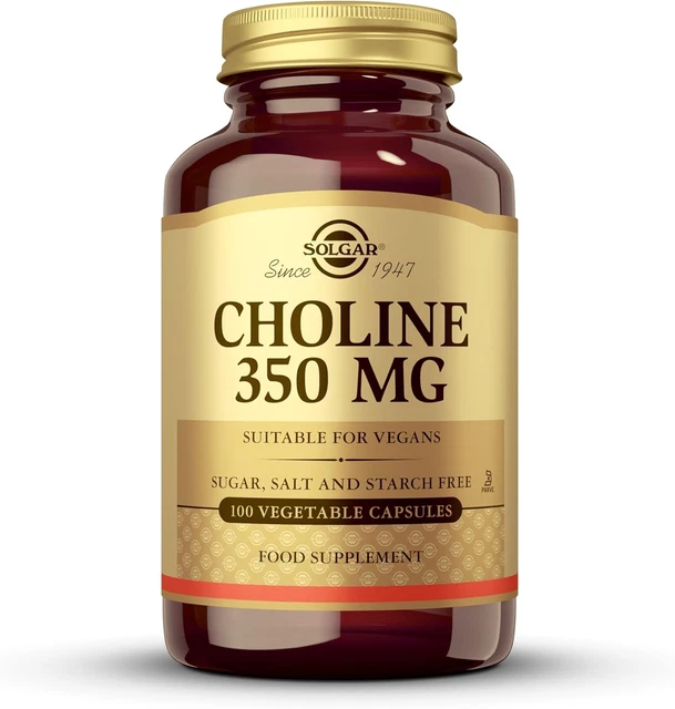 CHOLINE 350MG - Healthy Liver Function - Supports Fat Metabolism ...
