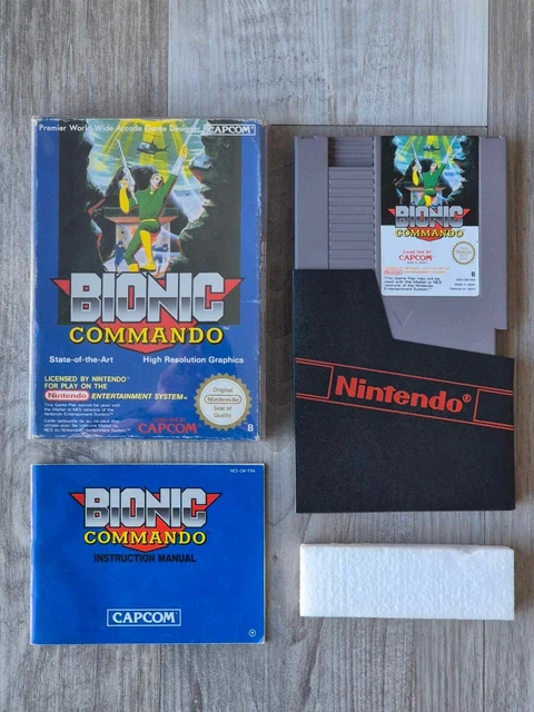 JEU NINTENDO NES Bionic Commando Complet avec Notice FRA Rétrogaming Rare EUR 80,00 - PicClick FR