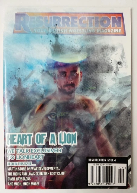 RESURRECTION YOUR BRITISH Wrestling Magazine Issue 4 Wrestler Lionheart ...