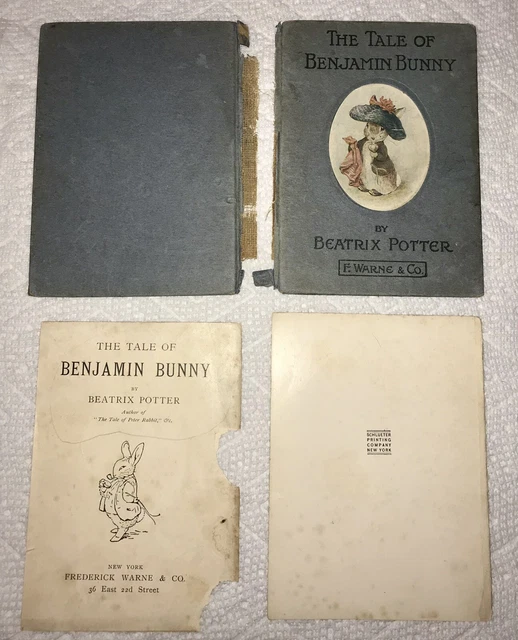1904 BEATRIX POTTER Incorniciato Illus "LA STORIA DEL CONIGLIO BENJAMIN ...