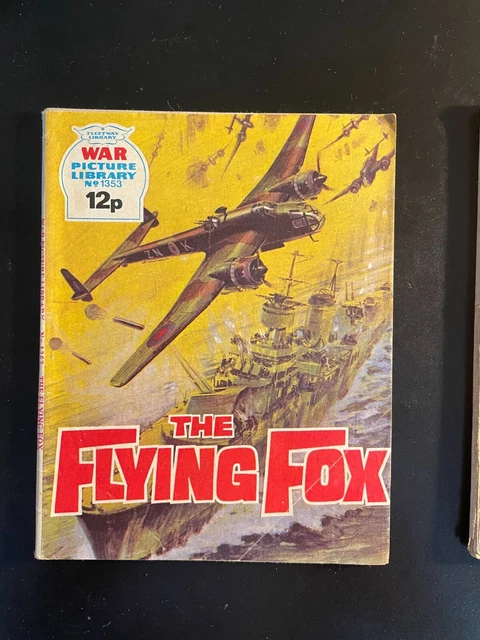 ORIGINAL 1970S WAR Picture Library war comic No 1353 The Flying Fox EUR ...