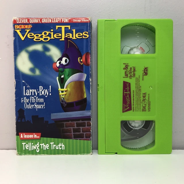 VEGGIETALES LARRYBOY FIB From Outer Space VHS Video Tape Truth Larry ...