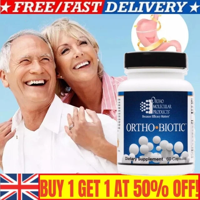 ORTHO MOLECULAR PRODUCTS - Ortho Biotic 60 Probiotic Capsules- £10.27 - PicClick UK
