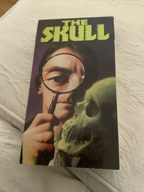 THE SKULL (VHS, 1992) Peter Cushing, Christopher Lee, Patrick Wymark £ ...