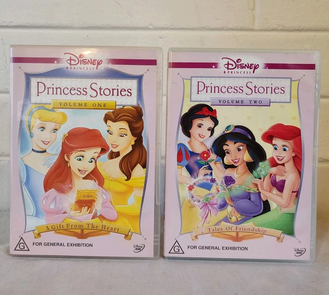 DISNEY PRINCESS STORIES: Volume 1 & 2 DVD x2 Bundle Lot 2004 Region 4 ...