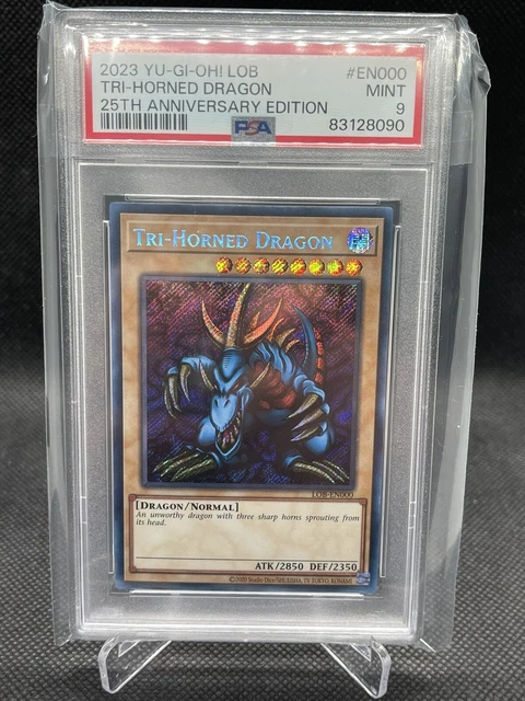 2023 YUGIOH LOB 25th Anniversary Tri-Horned Dragon Secret Rare #EN000 ...