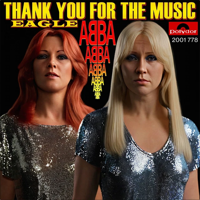7& ABBA EAGLE / Thank You For The Music AGNETHA 2001 778 POLYDOR 1977 ...