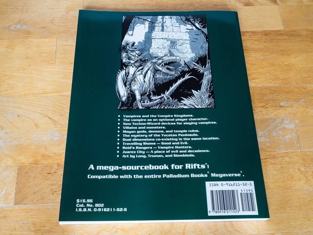 VAMPIRE KINGDOMS RIFTS World Book One mega-sourcebook per libri ...