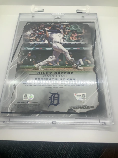 FANATICS UNDER WRAPS Emanate Baseball 2024 Riley Greene Gold Auto /25 ...