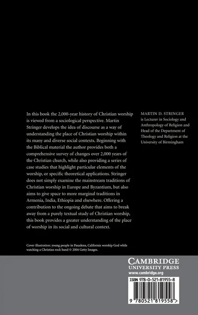 MARTIN D. STRINGER | A Sociological History of Christian Worship | Buch ...