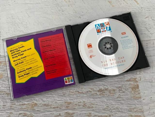 THE WIGGLES BIG Red Car Audio CD 1995 Original Cast Members ABC Kids ...
