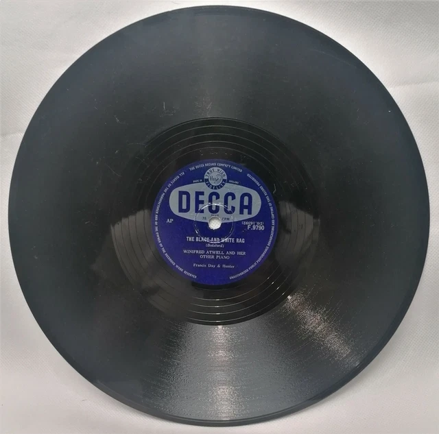 WINIFRED ATWELL CROSS Hands Boogie / The Black And White Rag F9790a ...