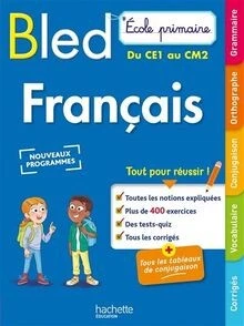 BLED FRANÇAIS : école primaire, du CE1 au CM2 : nouve... | Livre | état ...