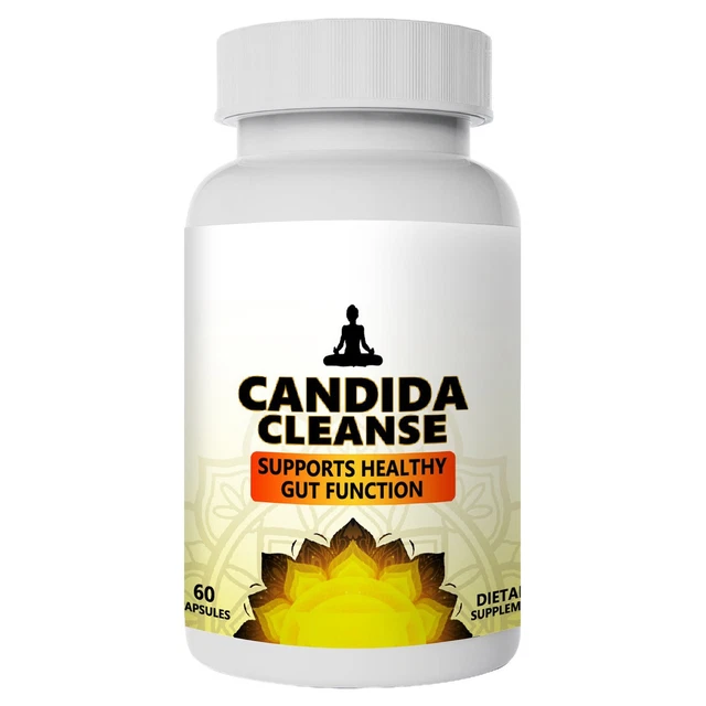CANDIDA CLEANSE 60 Capsule-Detox 100% Natural Herbs ORIGINAL FORMULA ...