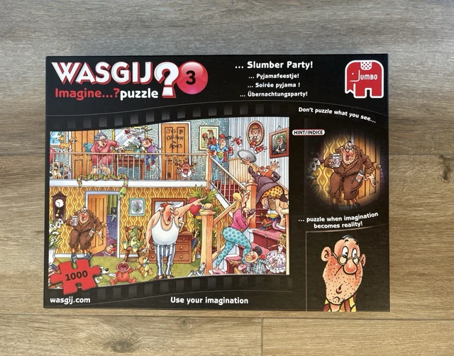 WASGIJ IMAGINE PUZZLE 3 ‘Slumber Party’ 1000 Piece Jigsaw puzzle ...