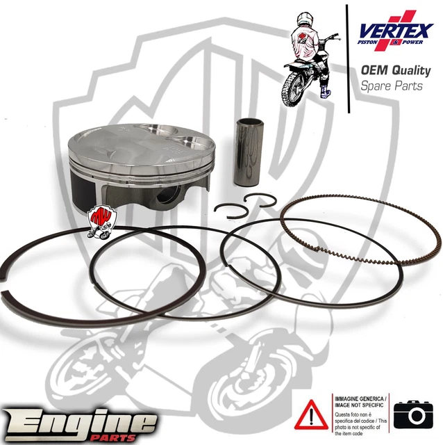 PISTON COMPLET VERTEX Honda 400EX-TRX400-SPORTMAX Compr10,0 : 1 1999-07 ...