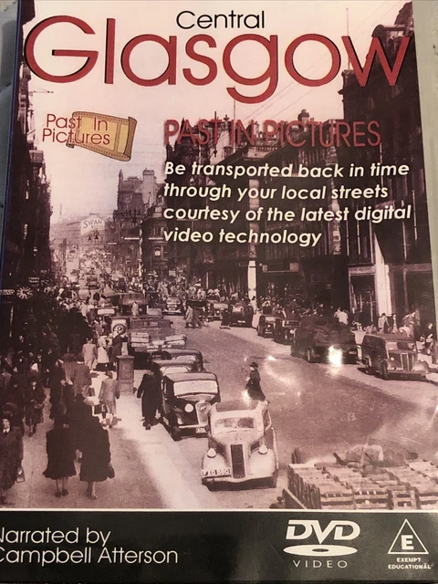 CENTRAL GLASGOW PAST In Pictures Dvd Local History Narrated By Campbell Atterson £5.75 - PicClick UK