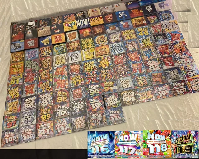 NOW THATS WHAT I Call Music full set 1 - 119 £835.00 - PicClick UK