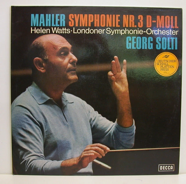 MAHLER SYMPHONIE NR. 3 D-MOLL HELEN WATTS -GEORG SOLTI -DECCA- [e258] EUR 14,90 - PicClick DE