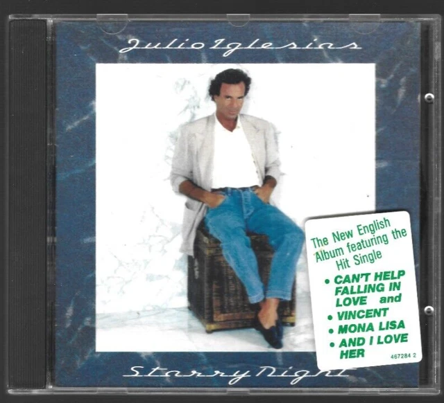 JULIO IGLESIAS - Starry Night **Australian Disctronics 10 Track CD ...